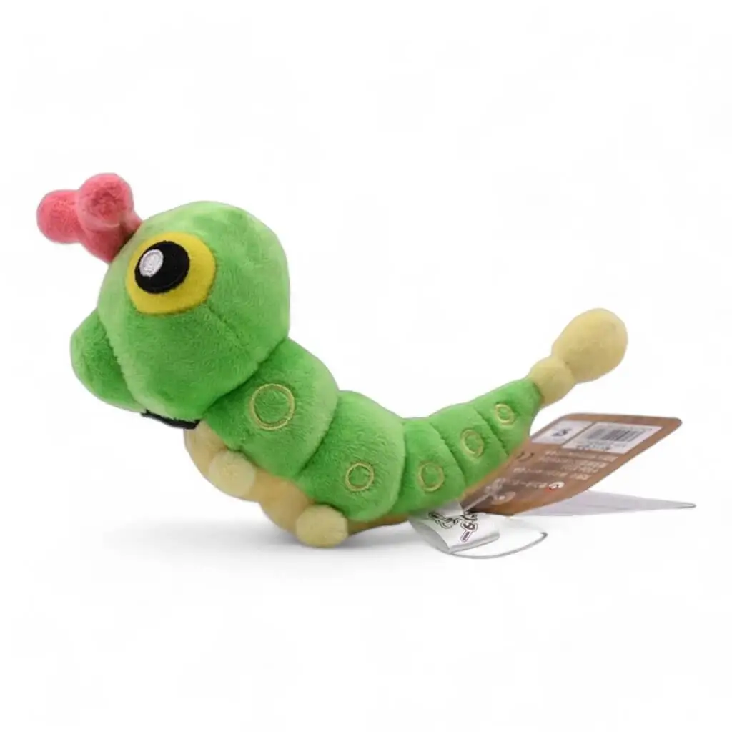 Pokémon Caterpie Plush 8″ - Pokémon Town