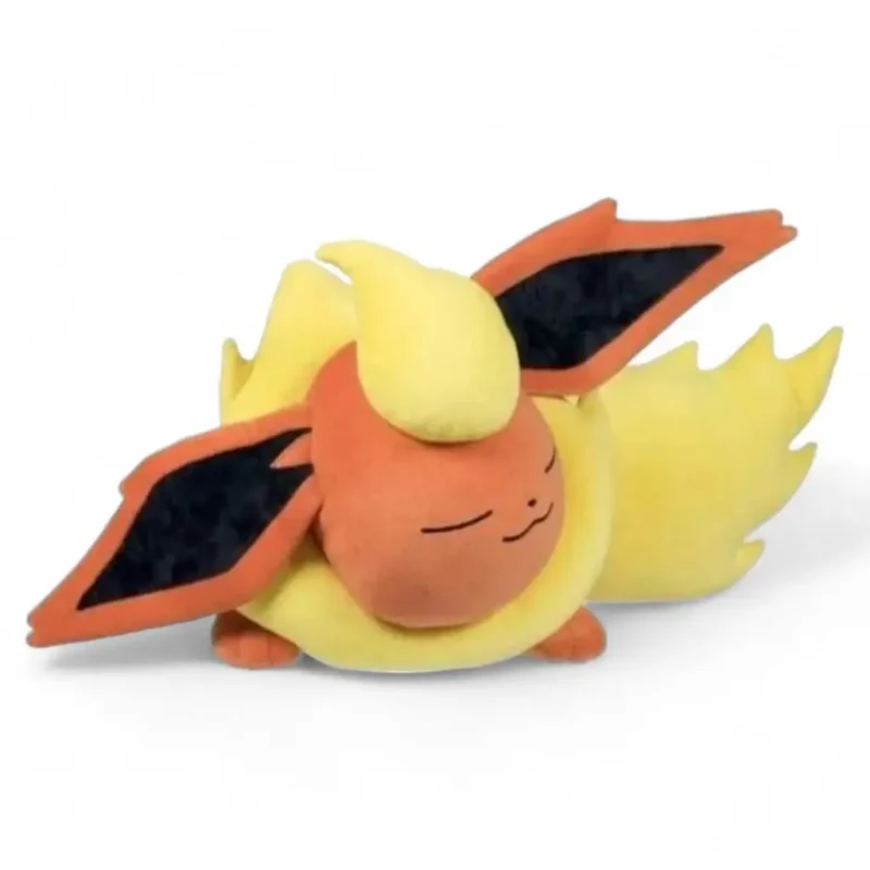 Pokémon Sleeping Flareon Plush - Pokémon Store - Plushies, Onesies & More | Pokémon Town