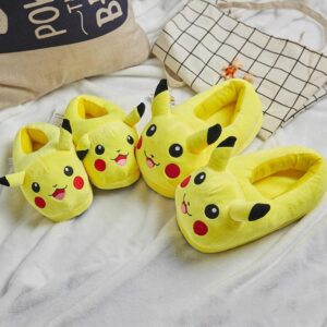 Pikachu Slippers Plush for Adults Pokémon - Pokémon Town